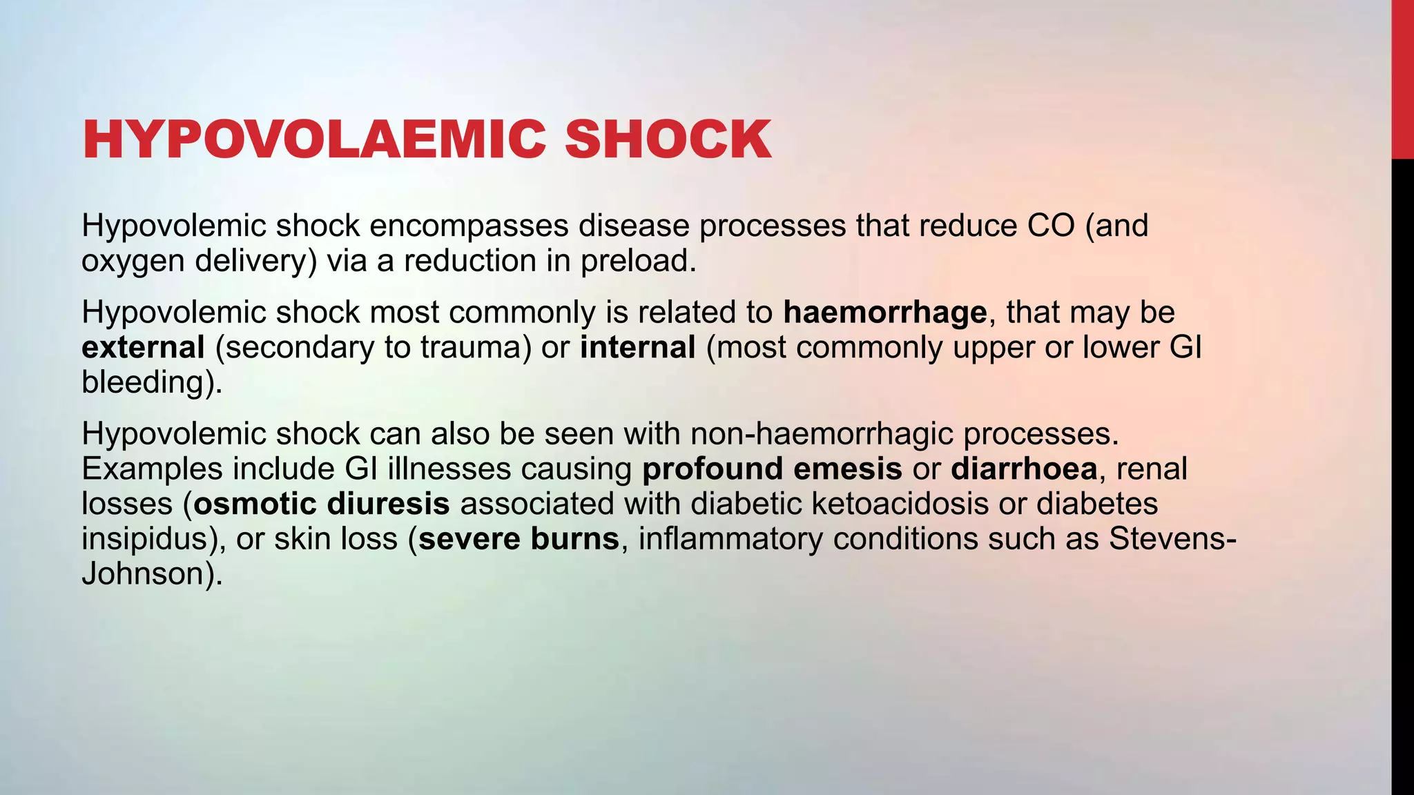 Approach to a patient with shock | PPTX