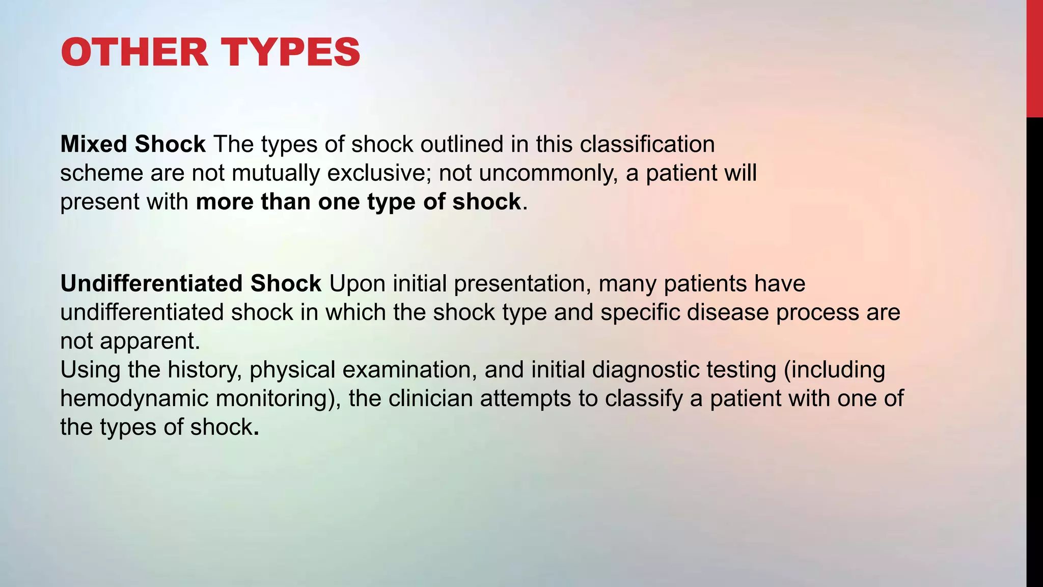 Approach to a patient with shock | PPTX