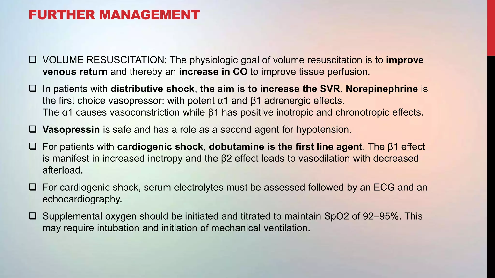 Approach to a patient with shock | PPTX