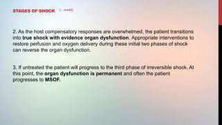 Approach to a patient with shock | PPTX