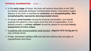 Approach to a patient with shock | PPTX