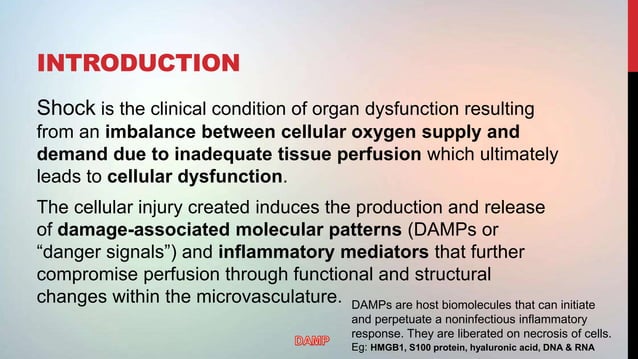 Approach to a patient with shock | PPTX | Heart and Cardiovascular ...