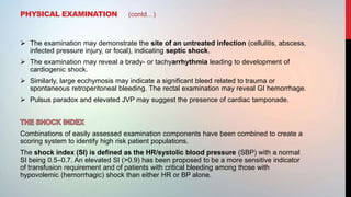 Approach to a patient with shock | PPTX