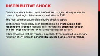 Approach to a patient with shock | PPTX