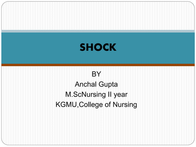 Shock | PPT