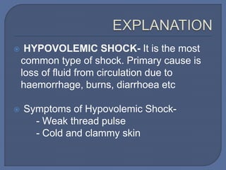 Shock | PPTX | Heart and Cardiovascular Diseases | Diseases and Conditions