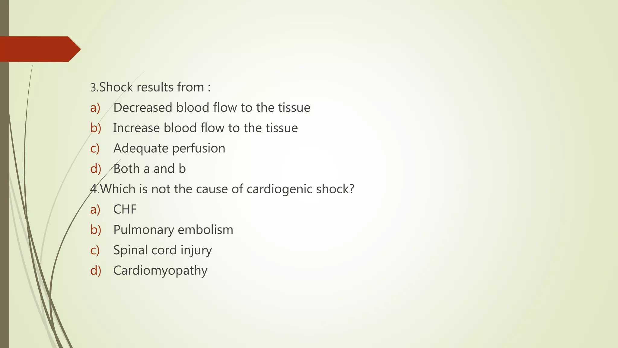 Shock - the life threatening condition | PPTX