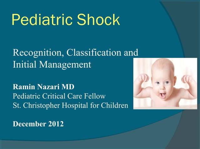 Shock states in children | PPT | First Aid | Injuries
