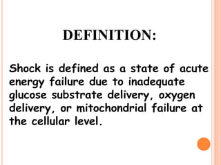 Shock and types of shock | PPTX