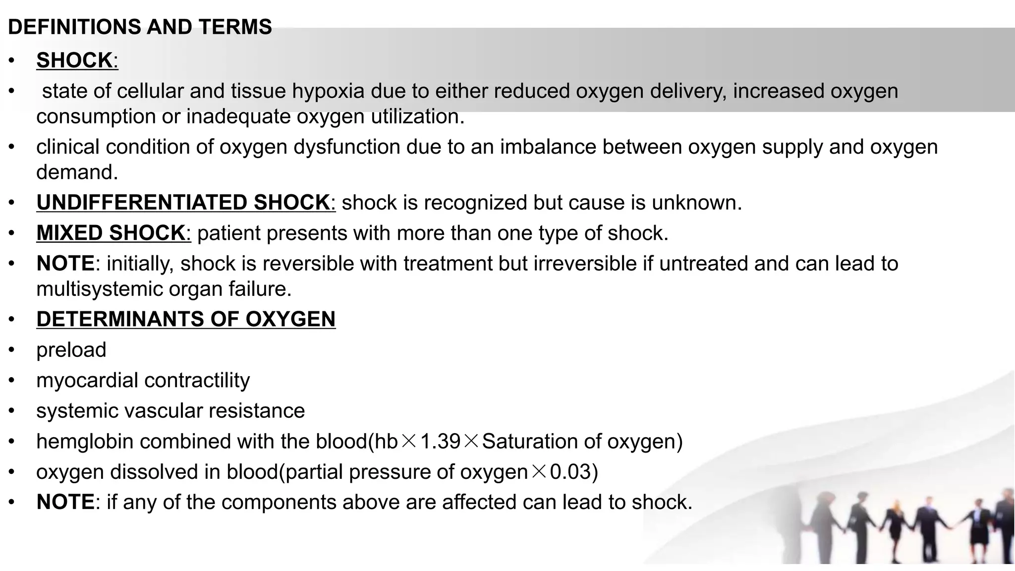 SHOCK.pptx | Heart and Cardiovascular Diseases | Diseases and Conditions