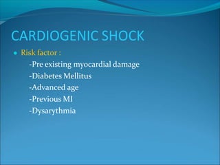 shock.pptx | Heart and Cardiovascular Diseases | Diseases and Conditions