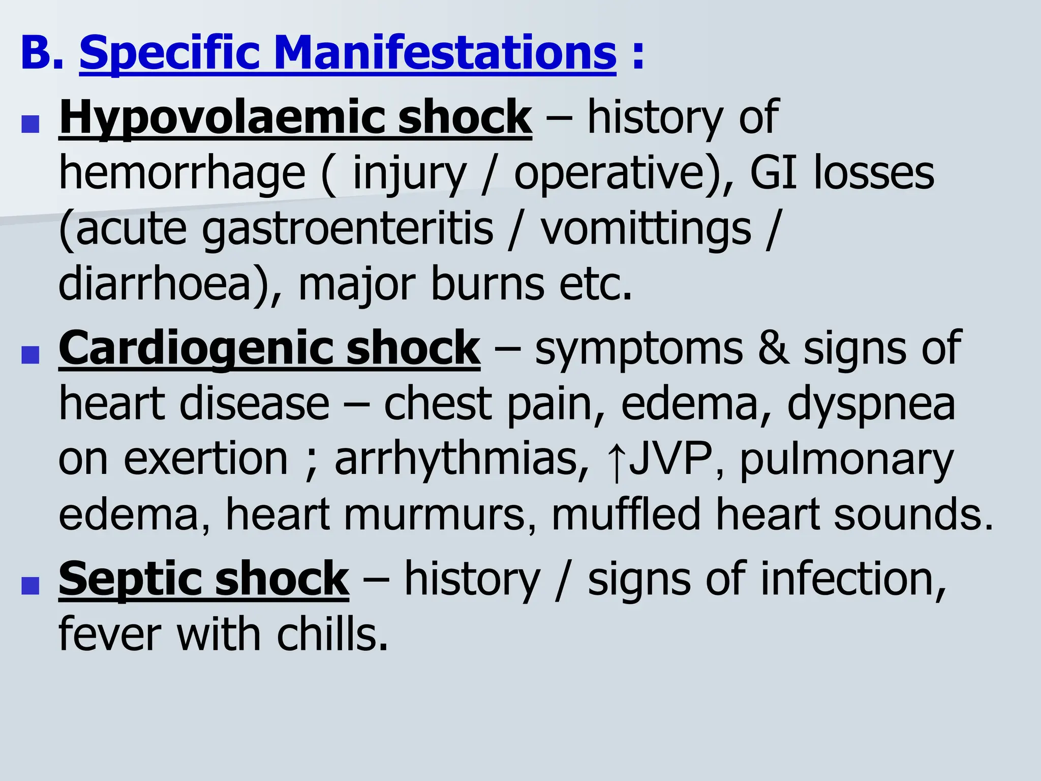 SHOCK in dentistry causes and its management | PPTX