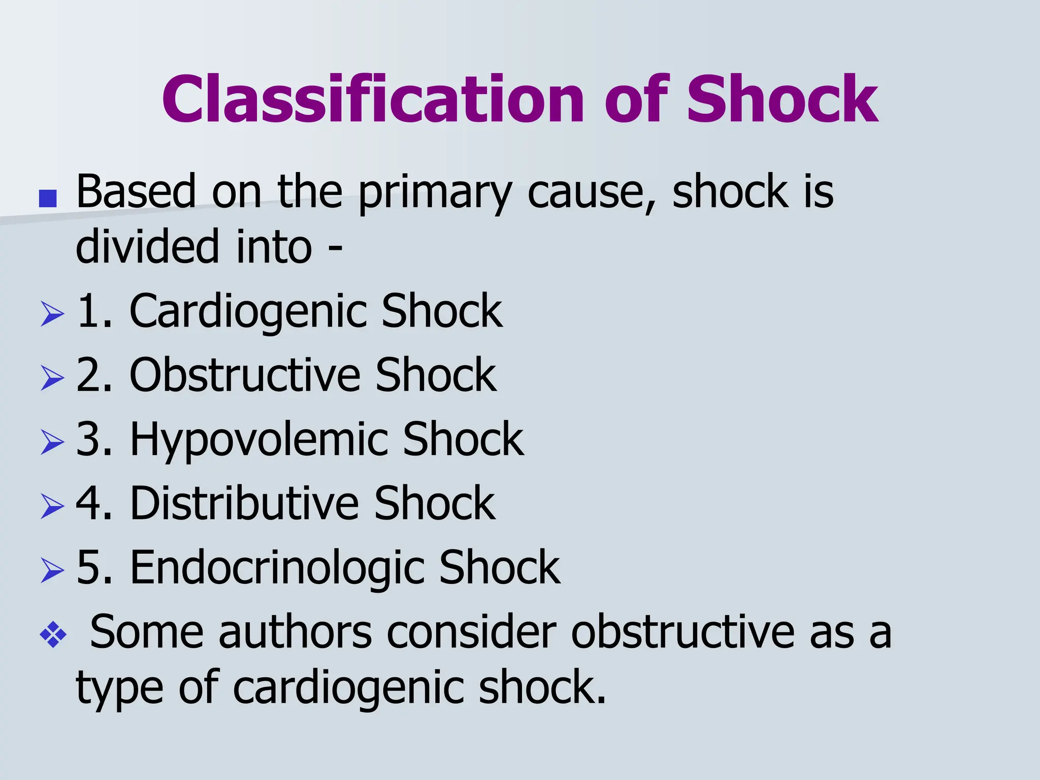 SHOCK in dentistry causes and its management | PPTX