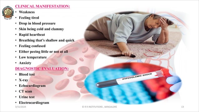 SHOCK/TYPES OF SHOCK AND ITS MANAGEMENT.pdf | Heart and Cardiovascular ...