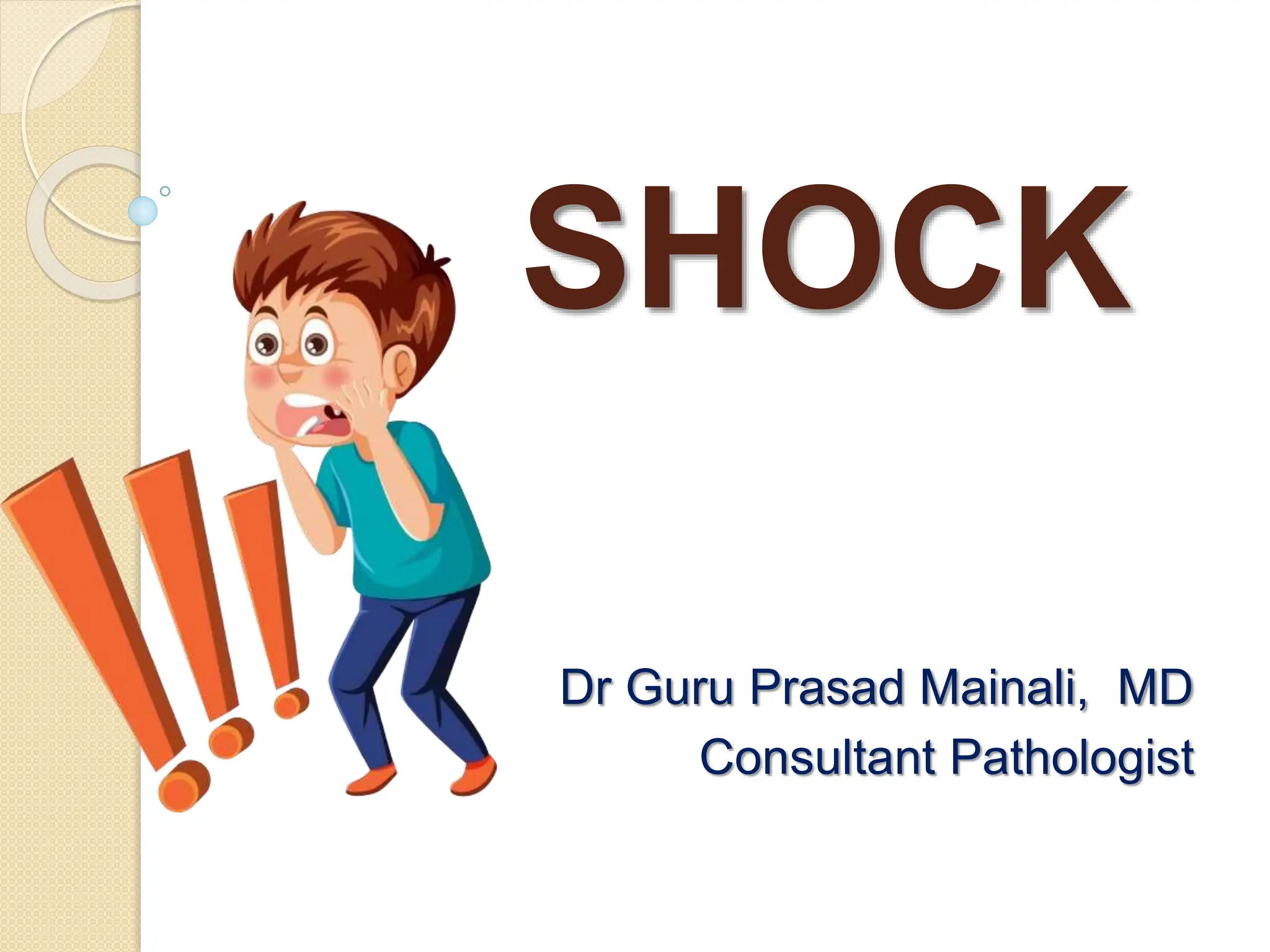 Pathology, Pathogenesis, Types of SHOCK.pptx