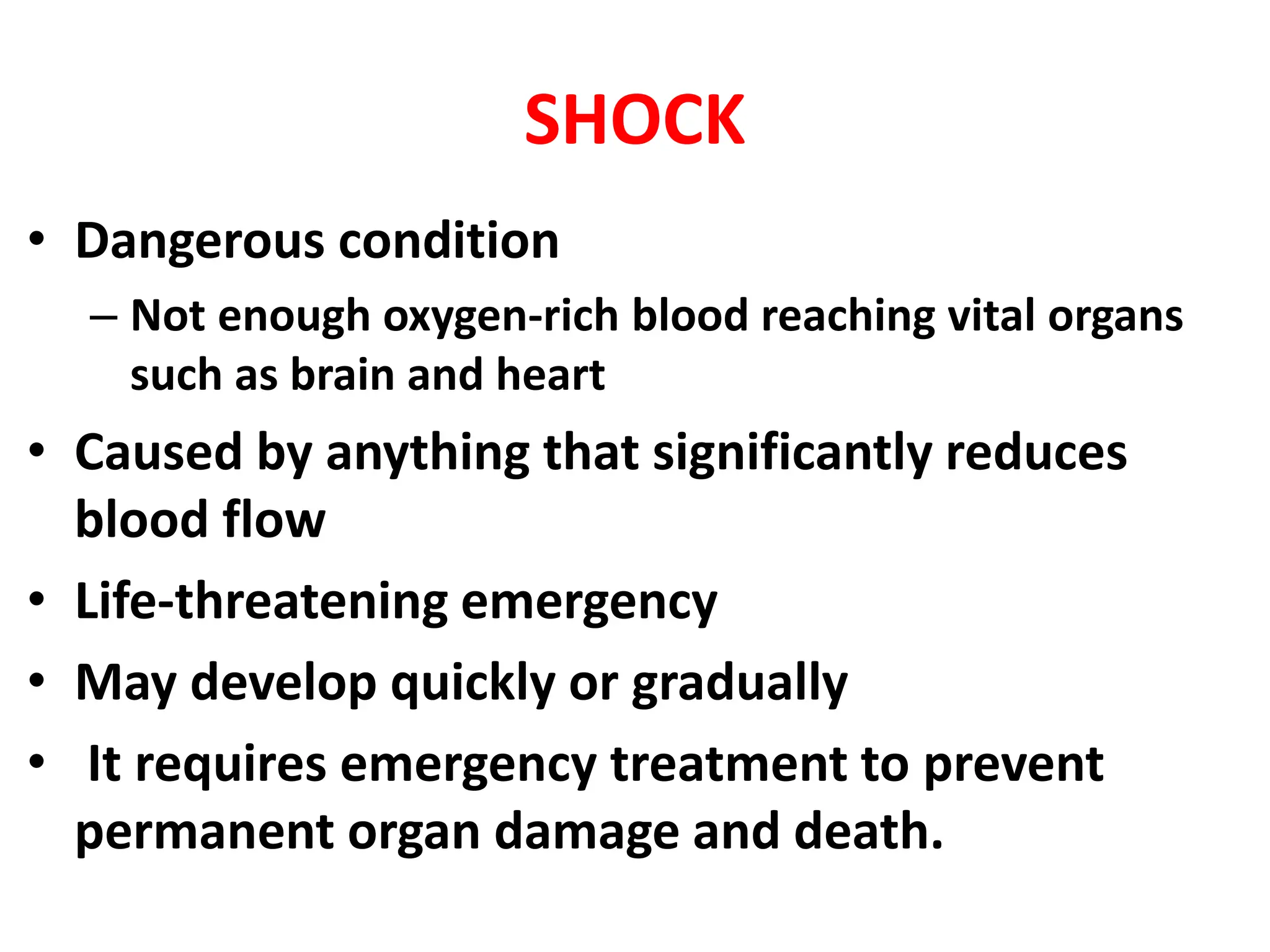 First aid for Shock - Nursing students.pptx