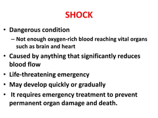 First aid for Shock - Nursing students.pptx