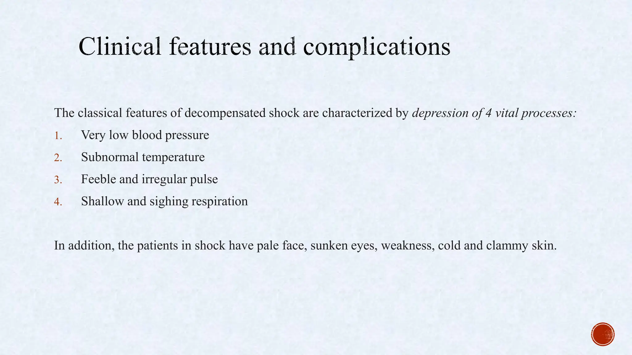 shock, definition, classification, anaphylaxis | PPTX