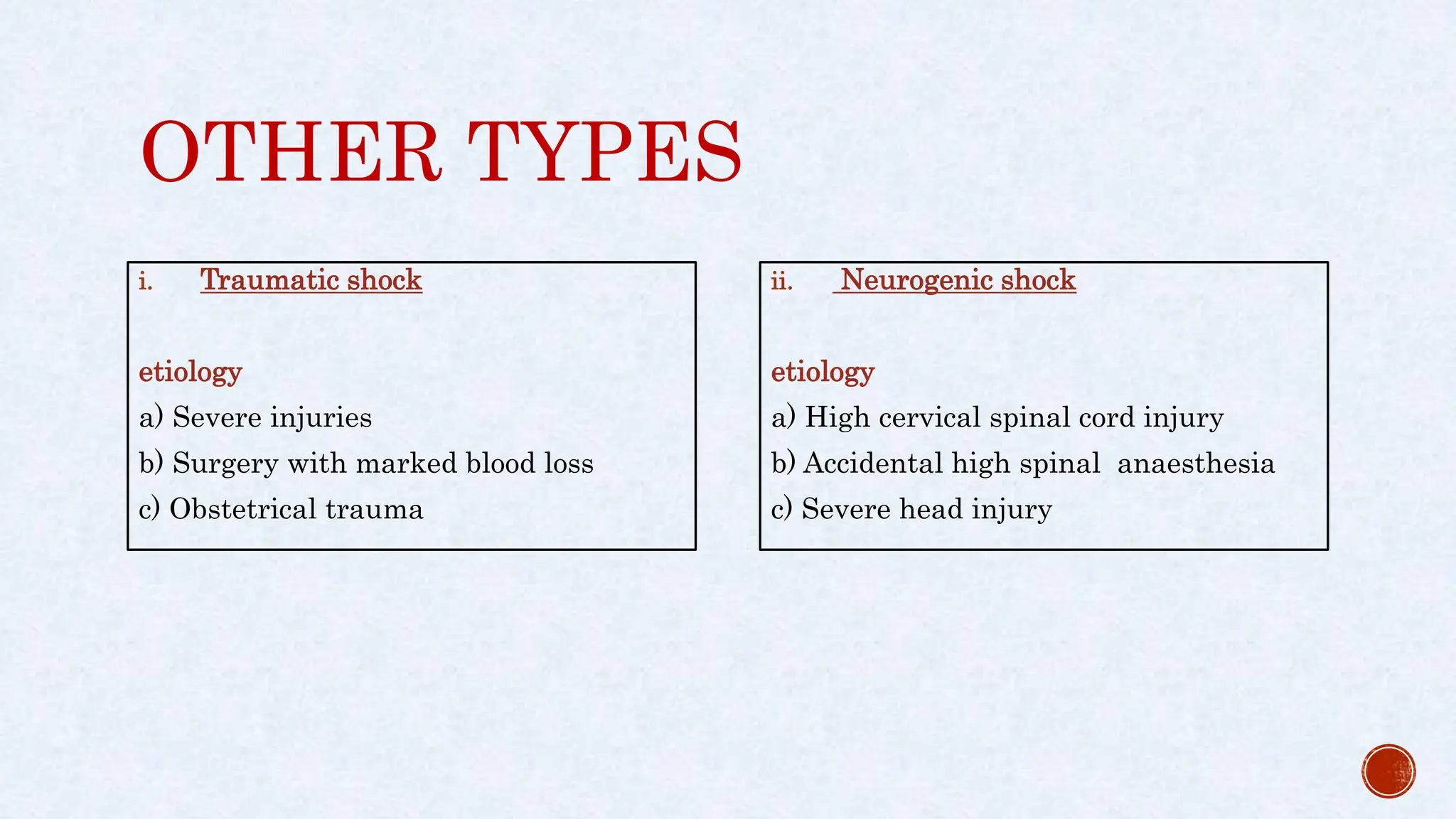 shock, definition, classification, anaphylaxis | PPTX