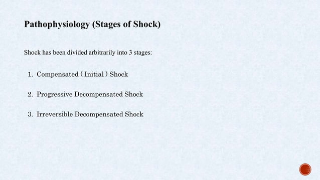shock, definition, classification, anaphylaxis | PPTX