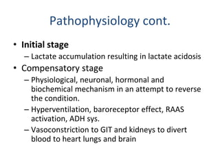 SHOCK. In medicine and health for students pptx | PPTX