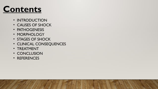 Shock is a systemic state of low tissue perfusion which is inadequate ...