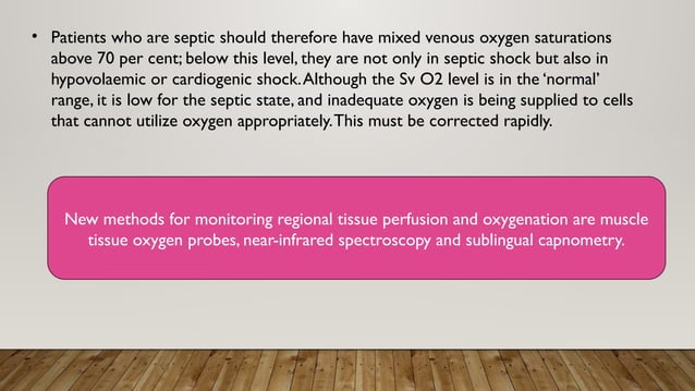 Shock is a systemic state of low tissue perfusion which is inadequate ...