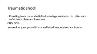 shock & types ,pathogenesis of shock.pptx
