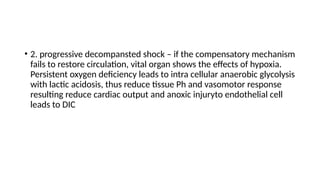 shock & types ,pathogenesis of shock.pptx