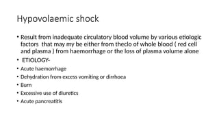shock & types ,pathogenesis of shock.pptx