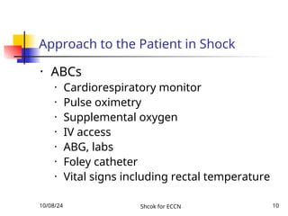 Emergency department approaches for Shock.ppt