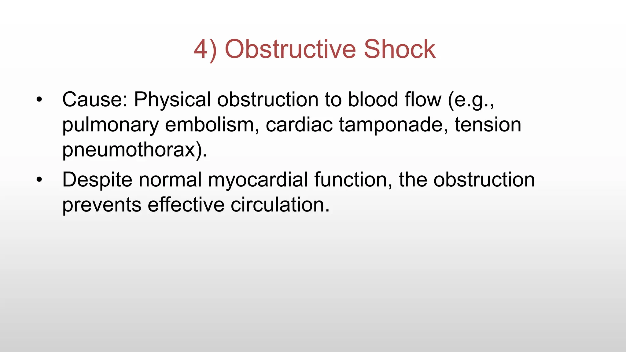 Shock / Types of Shock / Stages of Shock / Management of Shock | PDF