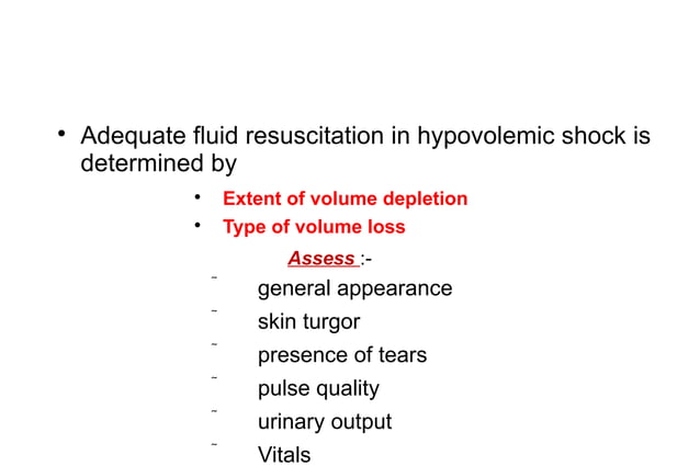 clinical identification and management of of shock .pptx