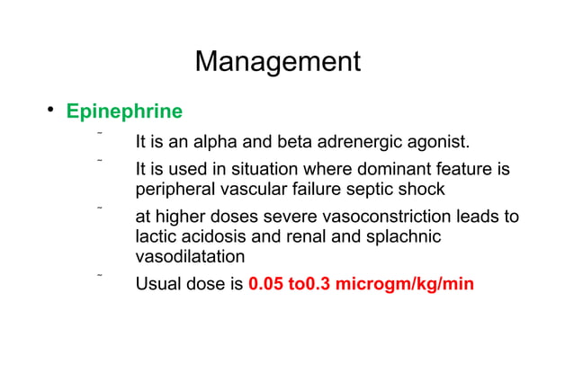 clinical identification and management of of shock .pptx