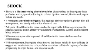 SHOCK, Types, causes and management.pptx