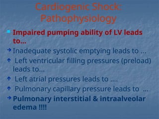 SHOCK Definition, types of shock , clinical features and management | PPTX