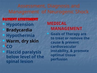 SHOCK Definition, types of shock , clinical features and management | PPTX