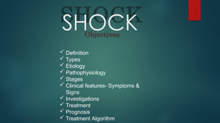 shock-basic principles in surgery for final mbbs | PPTX