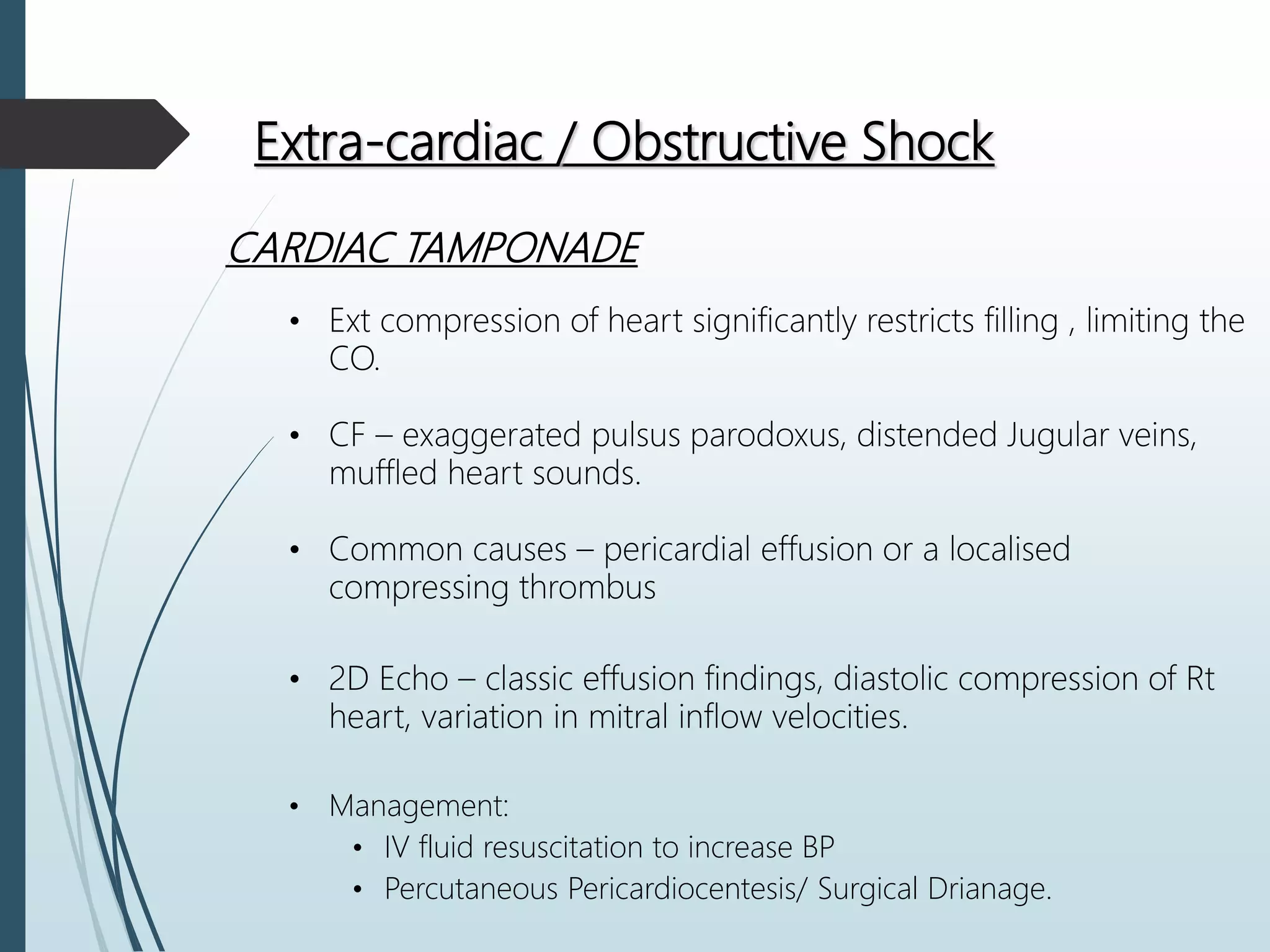 Introduction to Shock & Cardiogenic Shock | PPTX