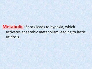 SHOCK - PATHOPHYSIOLOGY, TYPES, APPROACH, TREATMENT. | PPTX