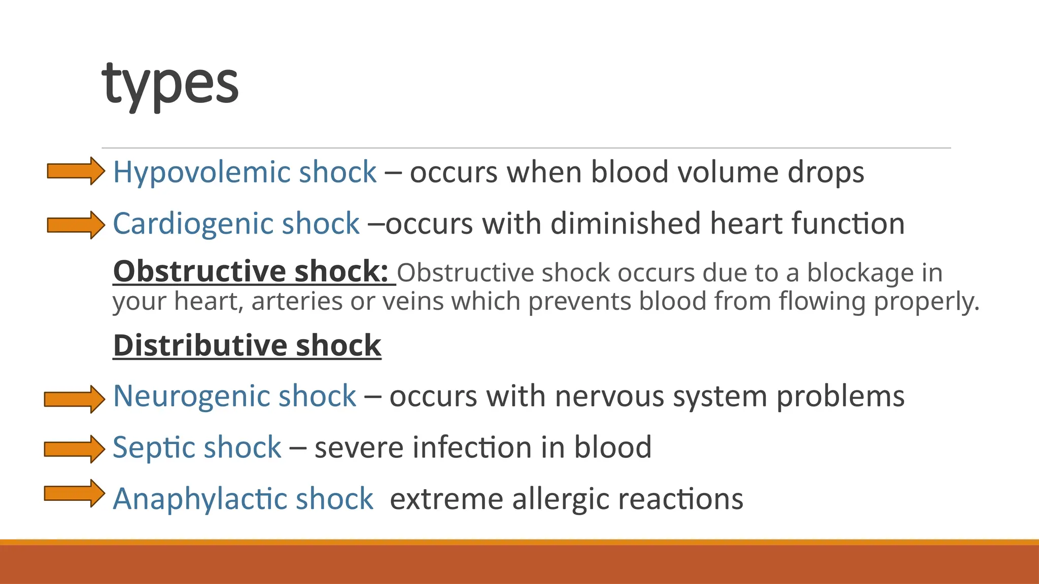 shock - first aid ppt.pptx - brief for nursing | PPTX