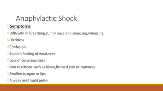 shock - first aid ppt.pptx - brief for nursing | PPTX