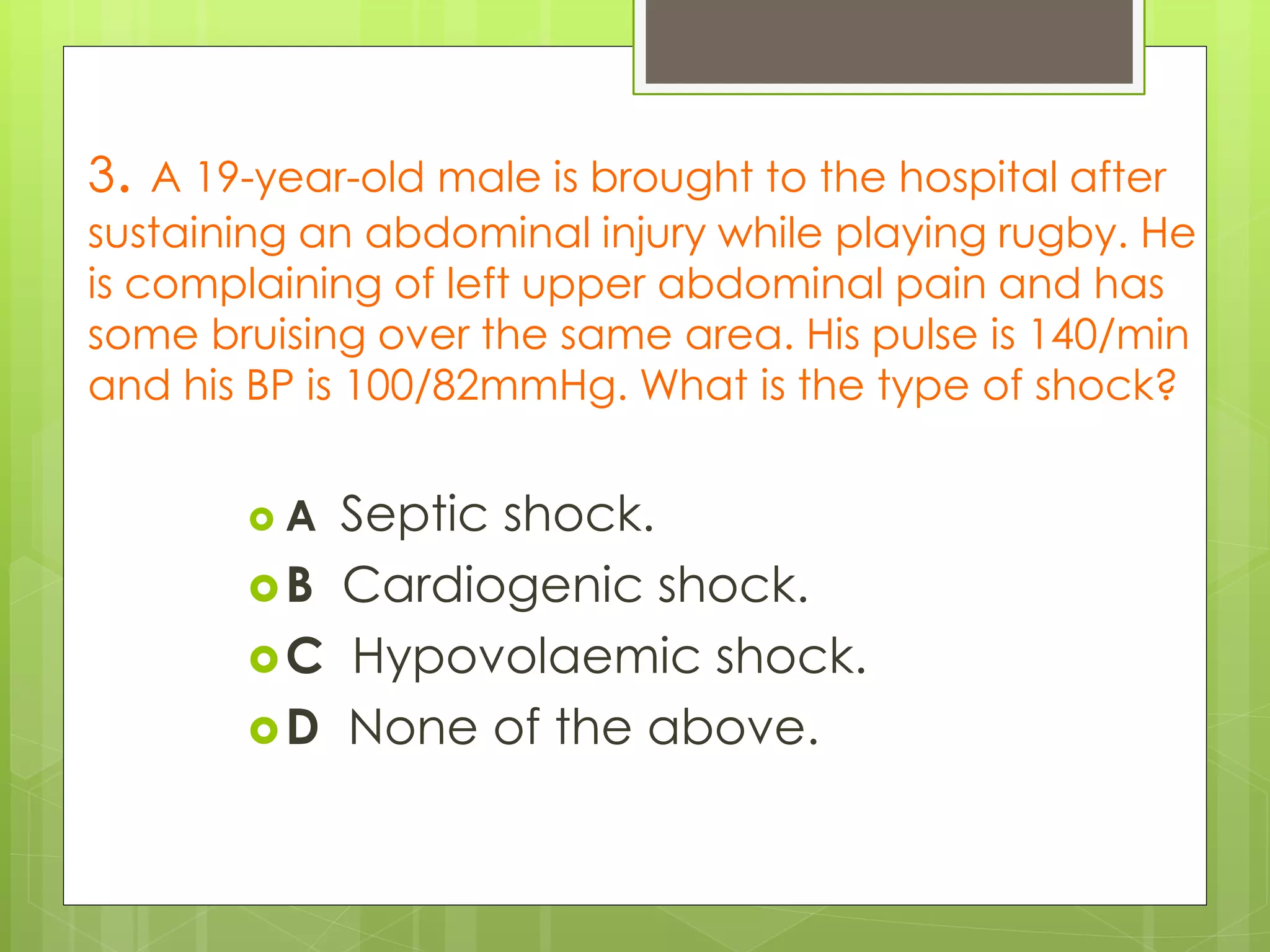 Shock - Pathophysiology / Types & Management | PPTX