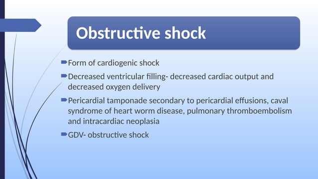shock in animals classification treatment and patient monitoring.pptx