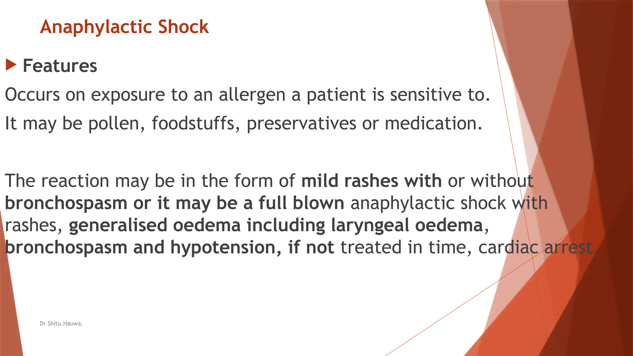 SHOCK shock, types of shock and management. | PPTX