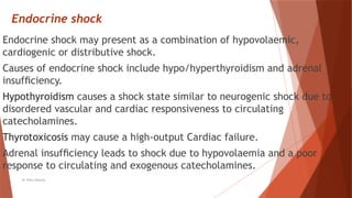 SHOCK shock, types of shock and management. | PPTX