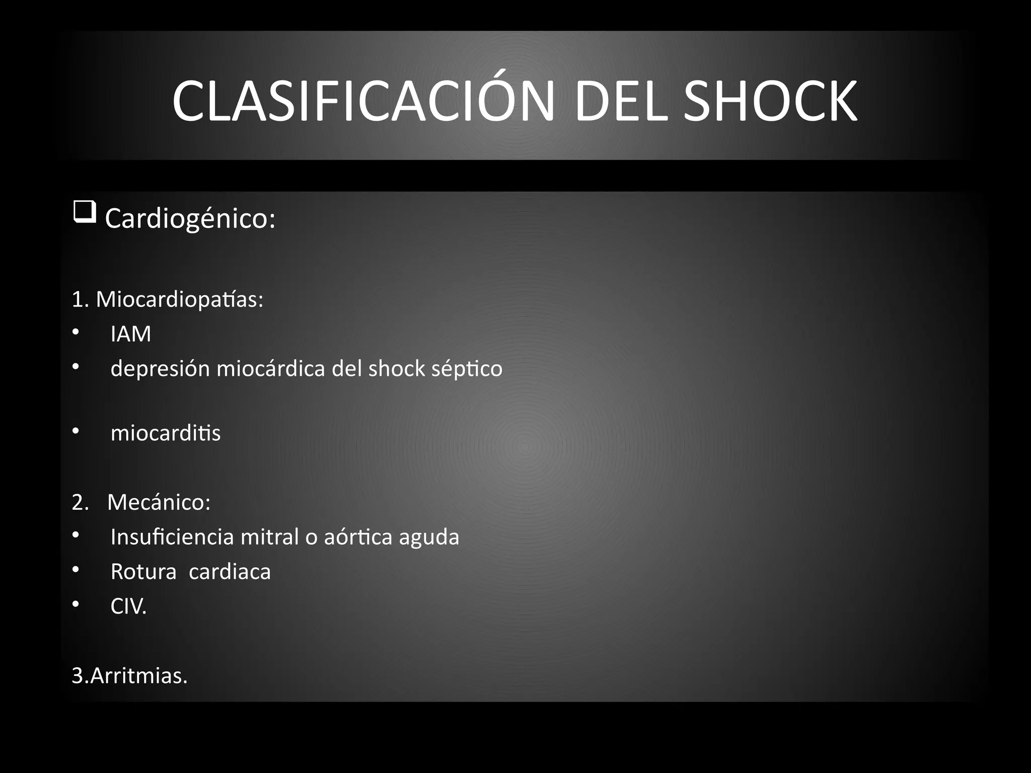DEFINICION CLASIFICACION Y TIPOS DE Shock (1).pptx