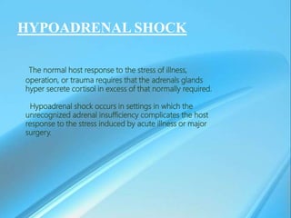 Shock | PPTX