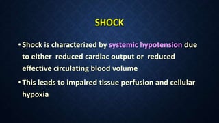 Shock-hemodynamic disorders general pathology | PPTX