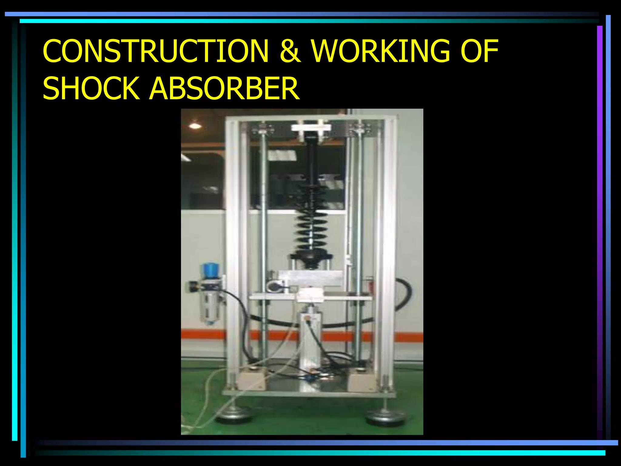 SHOCK ABSORBER PPT.ppt | Performance Cars | Auto Type